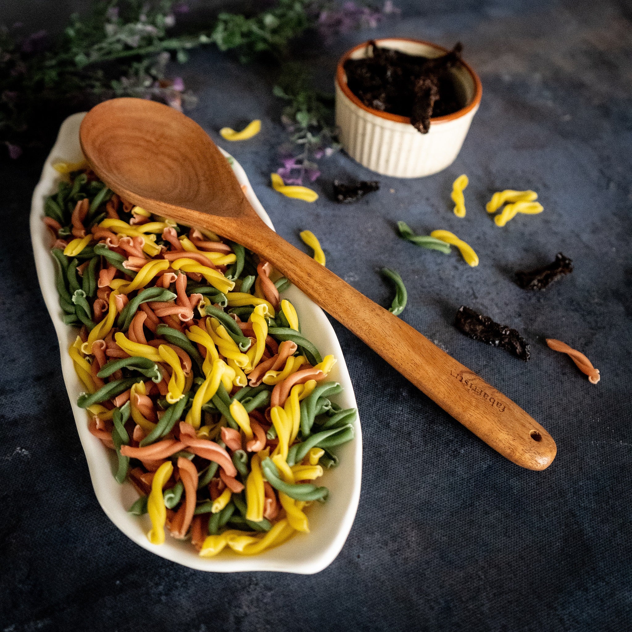 Pure Neem Wood Vegetable Kitchen Ladle – fabartistry