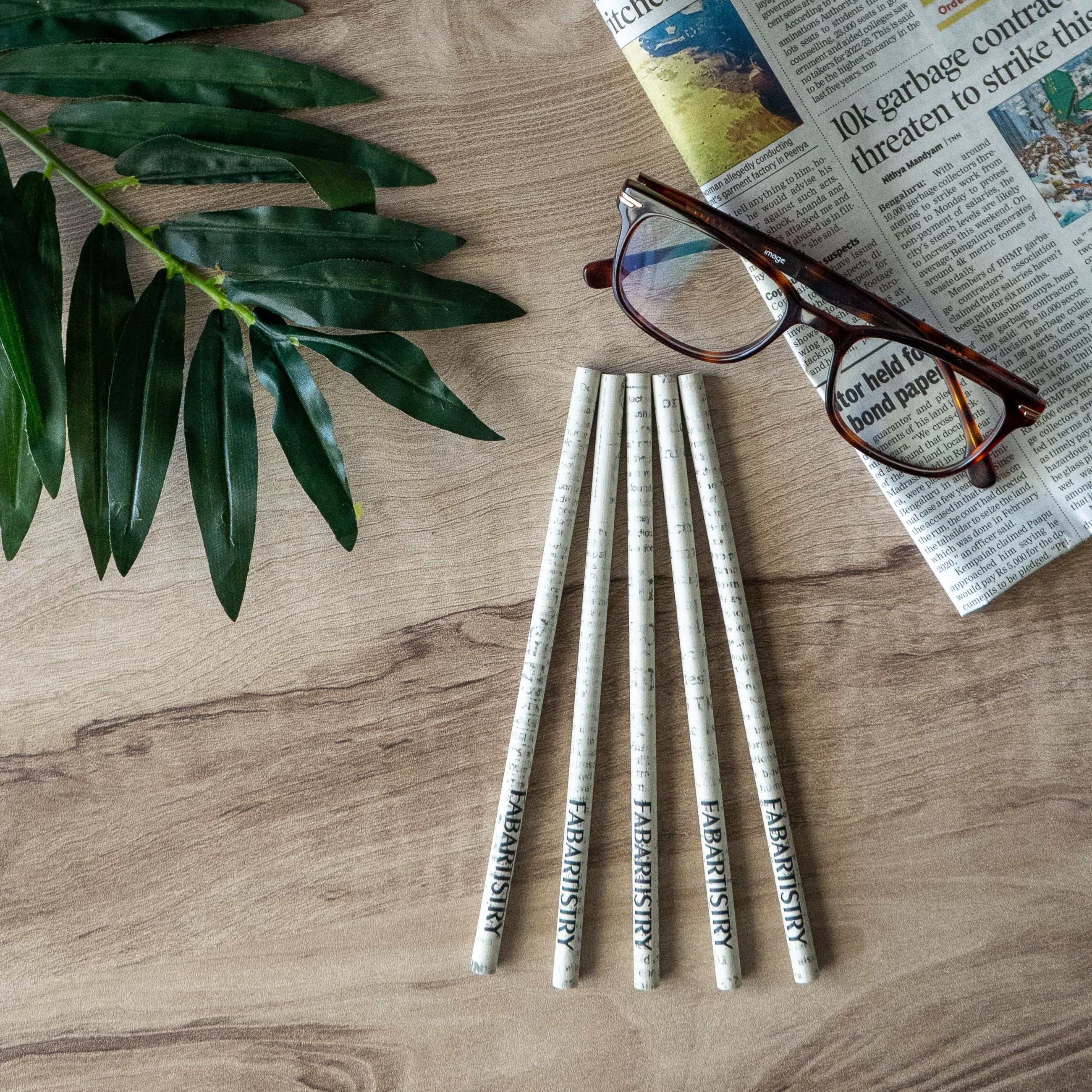 Eco Friendly Newspaper Pencils (Pack Of 10) – fabartistry